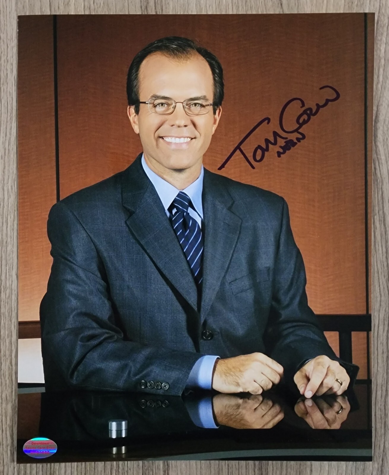 Tom Caron Signed 8x10 Photo NESN Sportscaster Host Red Sox Bruins ...
