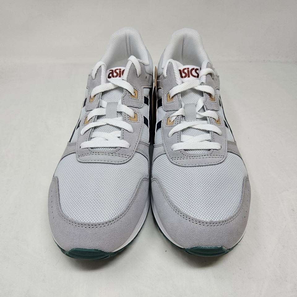 Men's Asics Lyte Classic Casual Athletic Shoes / Grey Blue White ...