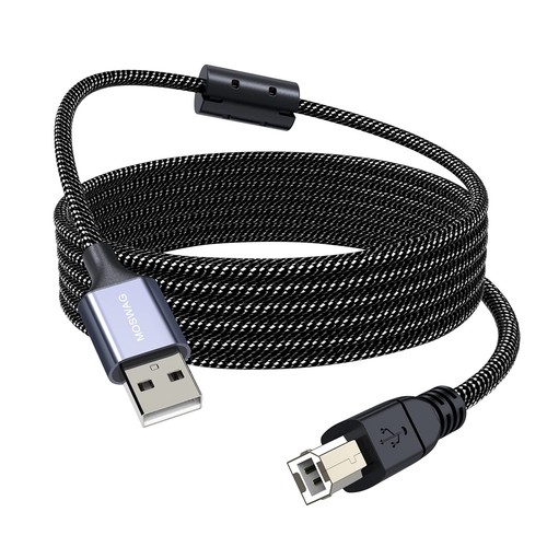 USB Printer Cable 10FT/3Meter Scanner Cable USB Printer Cord Type A to ...