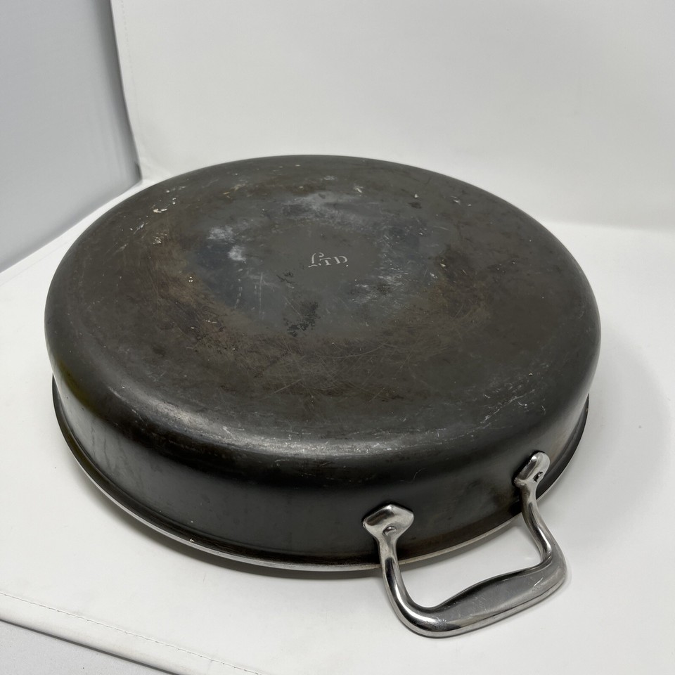 All Clad LTD Stainless Steel Anodized 13" Deep Saute Pan W/D. Handle ...