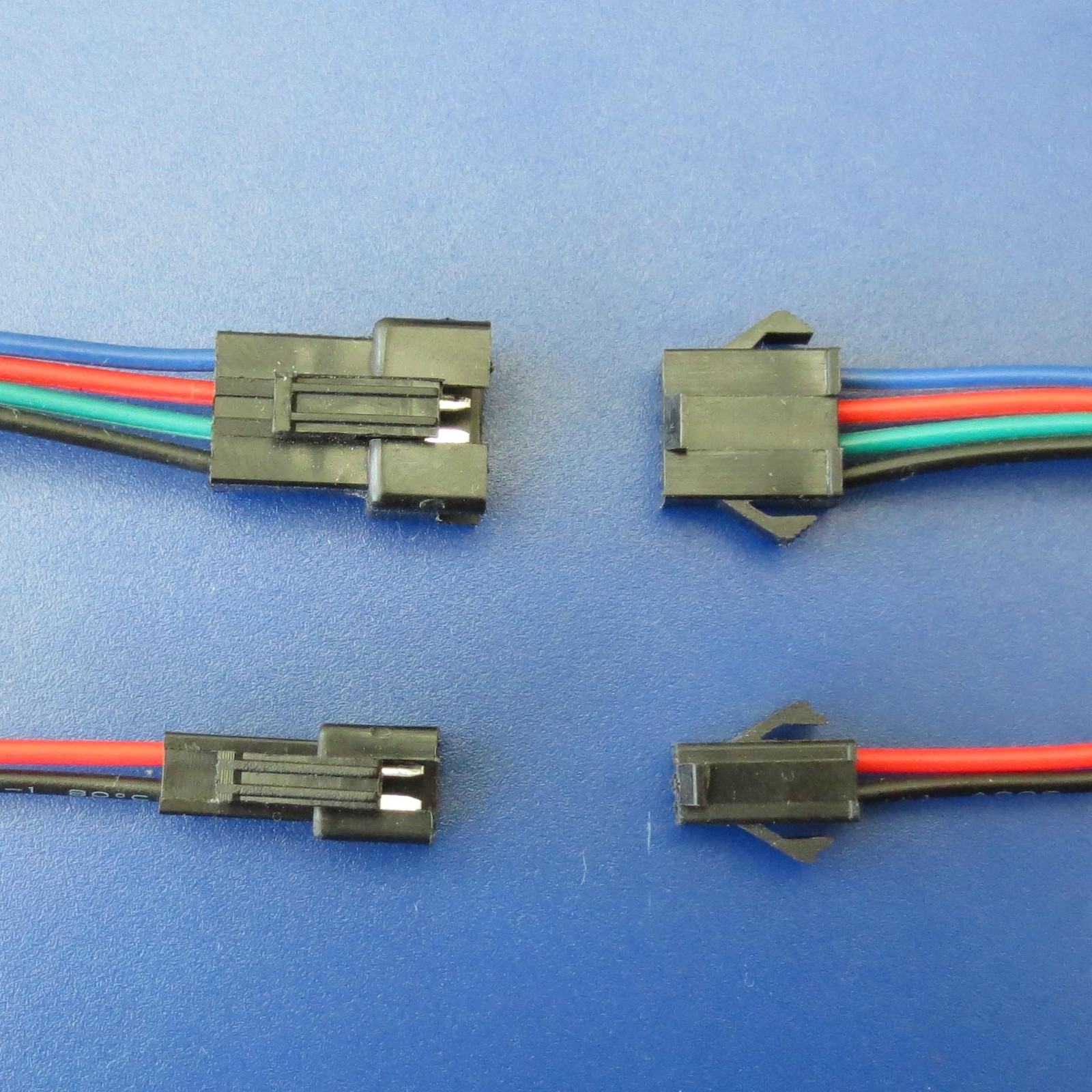 LED Anschluss Kabel Leitung Stecker Male Female 2 3 4 5 6 polig RGB ...