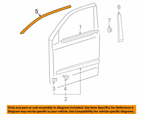 75922-60040 Toyota Tape, black out, no.1 lh 7592260040, New Genuine OEM ...