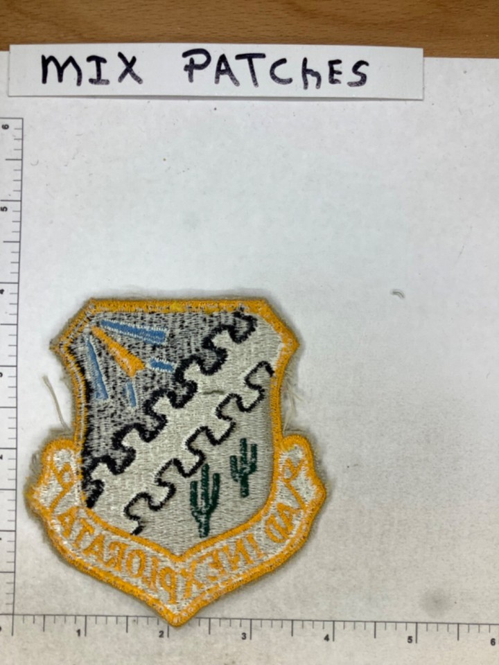 VINTAGE USAF TEST PILOT CENTER SQUADRON PATCH | eBay