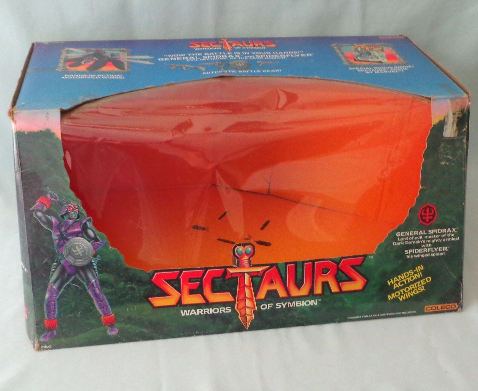Sectaurs General Spidrax Action Figure Spiderflyer Hand Puppet Comic ...