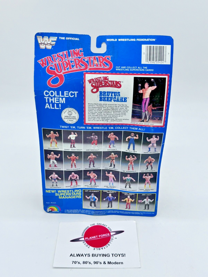 Brutus The Barber Beefcake MOC WWF Vintage 80's LJN Figure NEW | eBay