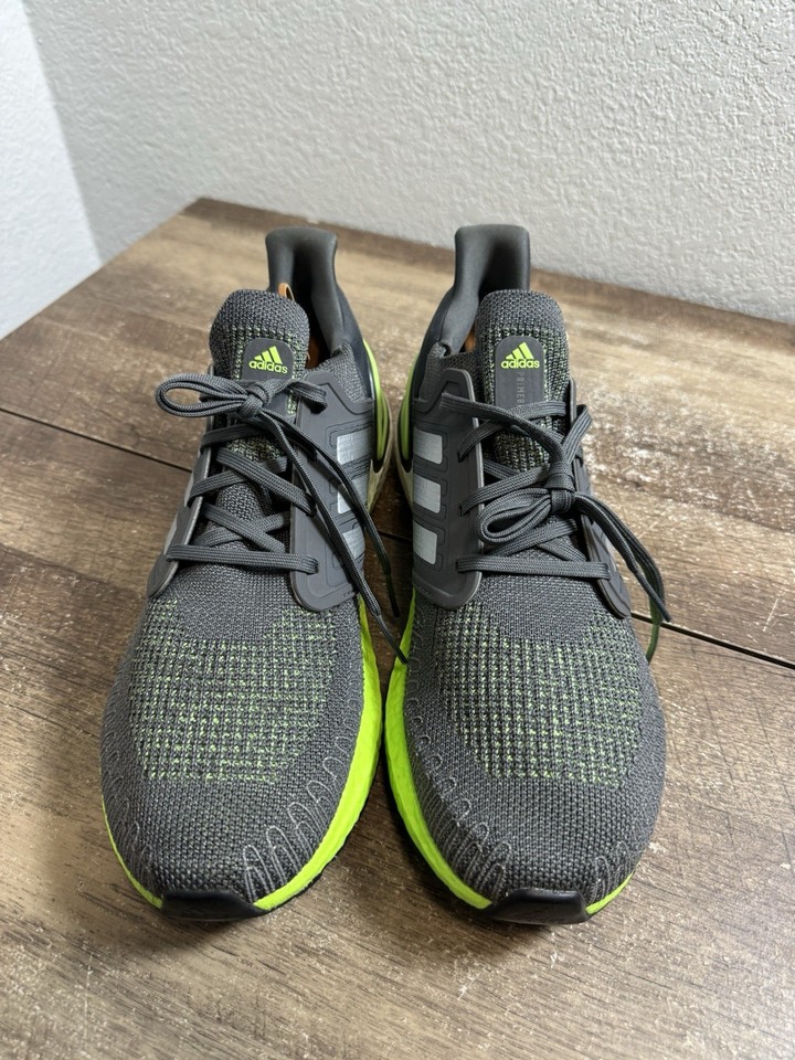 Adidas Ultra Boost 20 Shoes Mens Sz 12 Gray Green Athletic Trainers ...