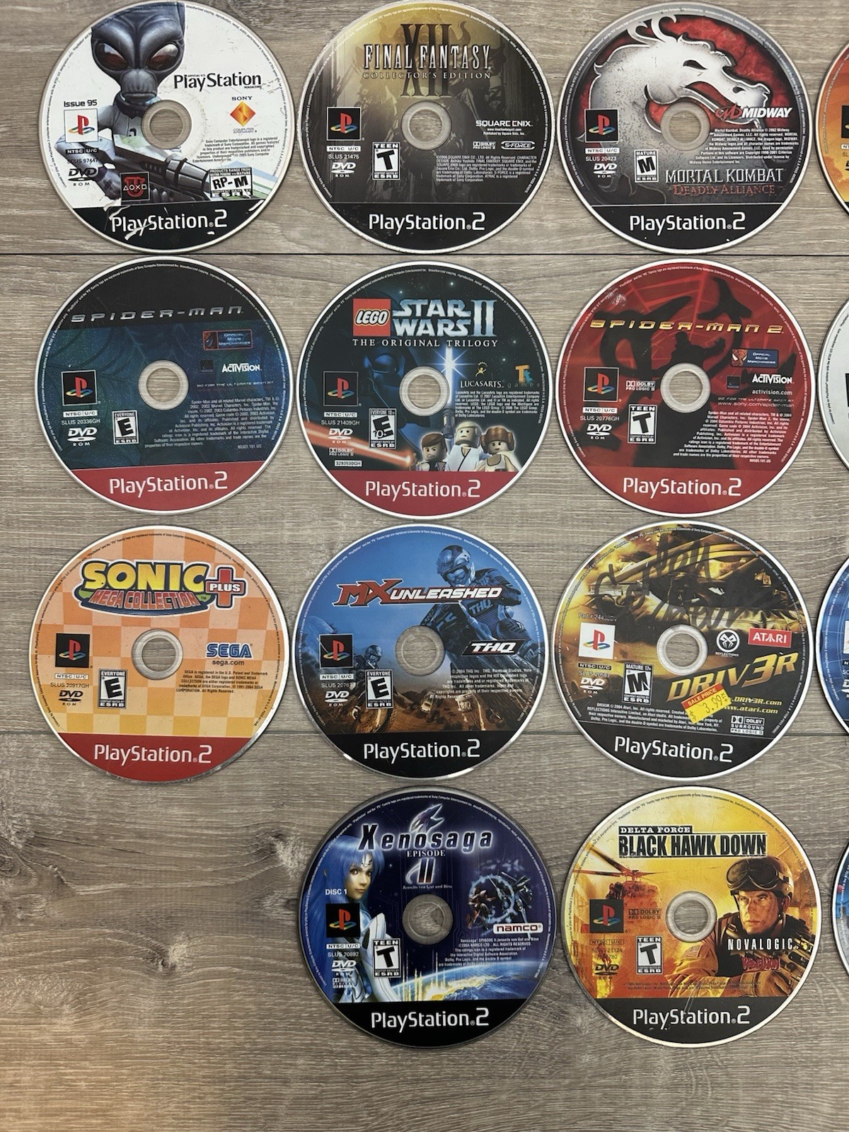 Lot Of 31 PS2 Disc Only Games NEED RESURFACING SCRATCHED Sonic, Mortal ...