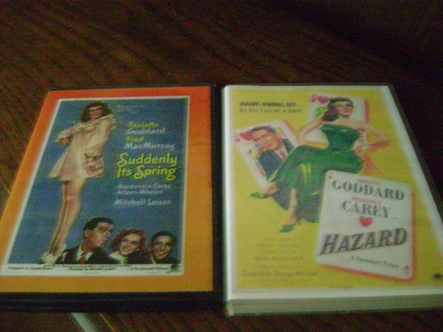 Lot of 2 PAULETTE GODDARD Films--HAZARD & SUDDENLY IT'S SPRING | eBay
