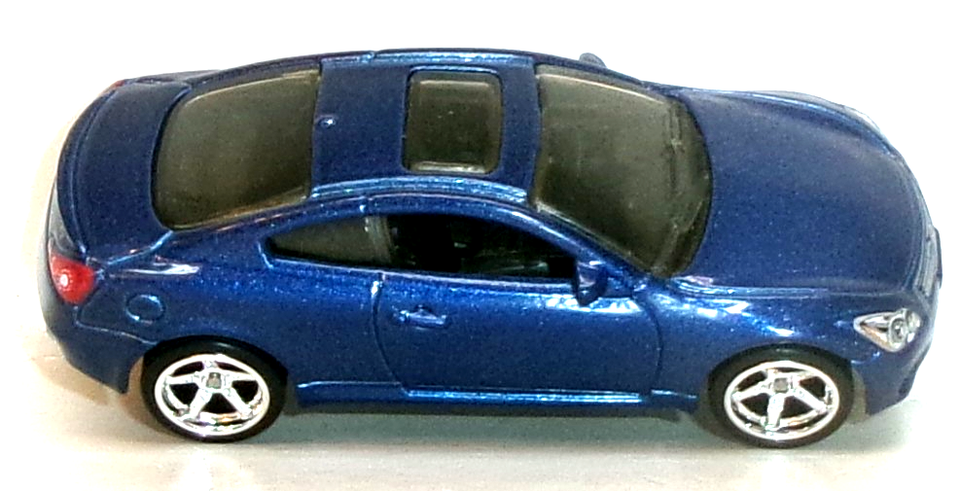 LOOSE 2022 MATCHBOX 1:64 BLUE 2010 INFINITI G37 COUPE WHEEL SWAP REAL ...