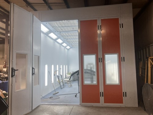 Semi Down Draft Paint Spray Booth Side Exhausted | eBay