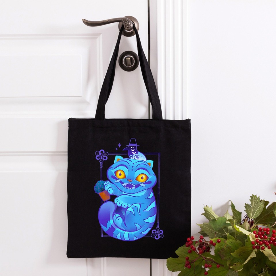 KPop Demon Hunters Canvas Tote Bag Shoulder Bag for Women Derpy Tiger Huntrix | eBay