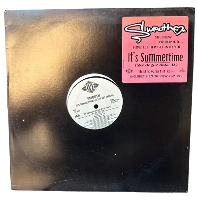 Smooth - It’s Summertime (Let It Get Into U) 12" Vinyl Record LP Single ...