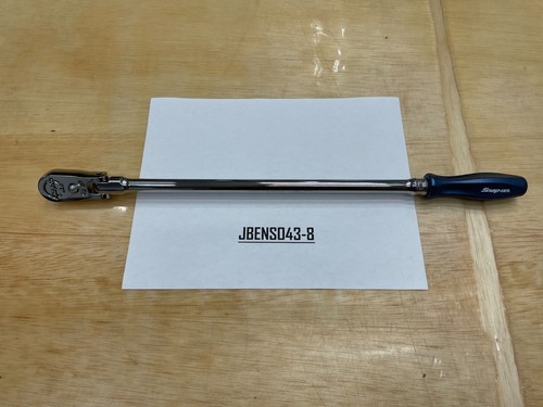Snap-on Tools NEW POWER BLUE 3/8" Drive Hard Extra-Long Flex Ratchet ...