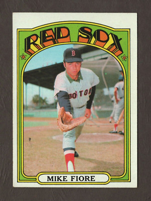 1972 Topps Baseball Card #199 Mike Fiore – Boston Red Sox | eBay
