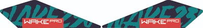 SEADOO WAKE 230 PRO 2018 Graphics / Decal / Sticker Kit teal rear sides ...