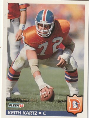 FREE SHIPPING-MINT-1992 Fleer Keith Kartz #98-PLUS BRONCOS BONUS CARDS ...