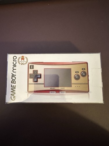 Nintendo Game Boy GBA Micro System Famicom - 20th Anniversary Edition ...