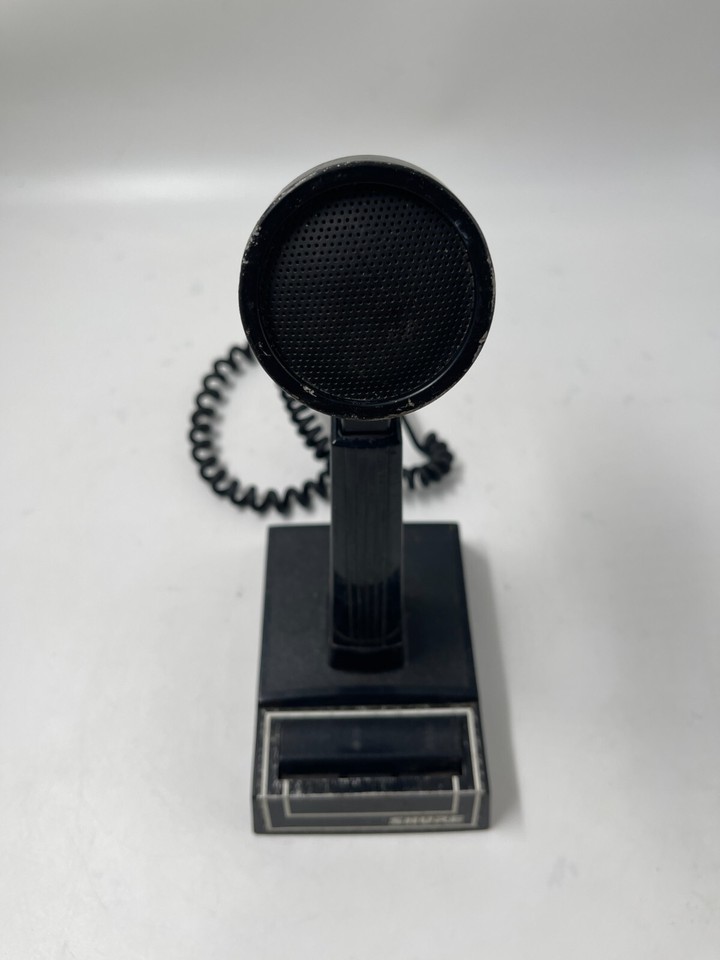 [Broken] Vintage Ham Radio Desk Base Station Black Microphone Shure | eBay