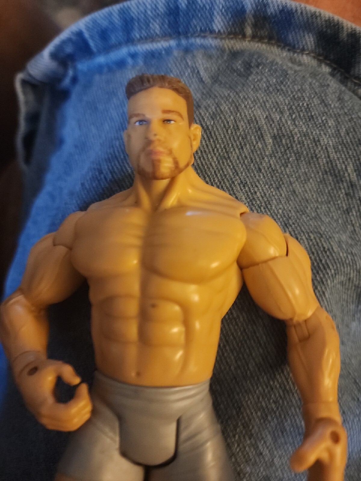 WWE JAKKS Pacific Charlie Haas Gray Shorts Wrestling Action Figure ...