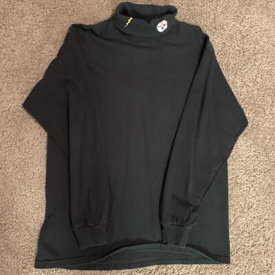 Vintage Pro Player NFL Pittsburg Steelers Men’s Long Sleeve Turtleneck ...