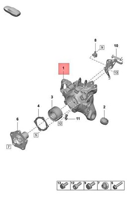 Genuine PORSCHE Panamera 971 Wheel Carrier Right 971505436H | eBay