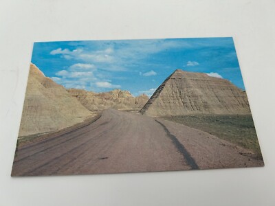Badlands National Monument on Highway toward Cedar Pass Postcard | eBay