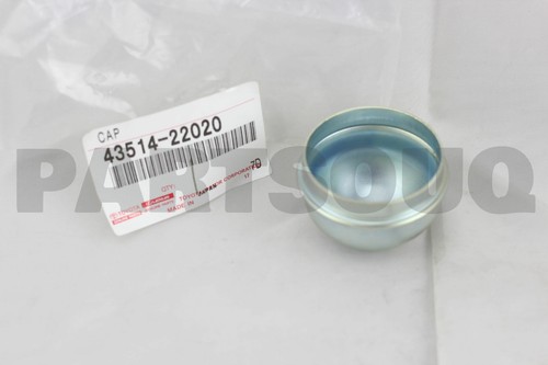 4351422020 Genuine Toyota CAP, FRONT AXLE HUB GREASE, RH/LH 43514-22020 ...