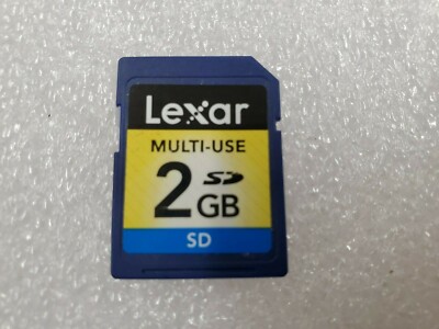 Lexar Multi-Use 2GB SD Card - Tested and working - US Seller | eBay