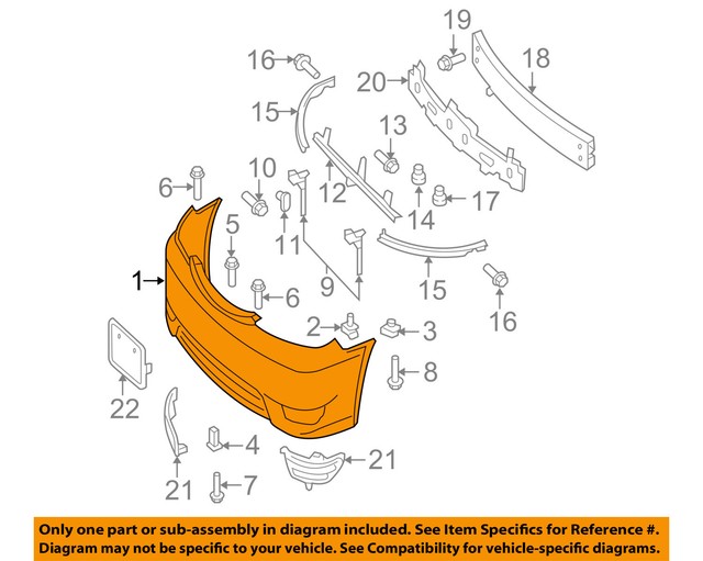 5211906909 Genuine Toyota Cover Front Bumper 52119-06909 for sale ...