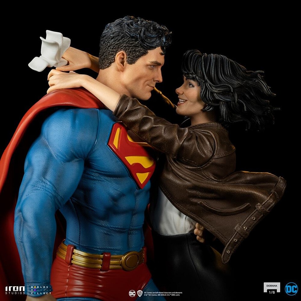Dc Clark Kent Superman & Lois Lane 1/6 Diorama statue Iron Studios ...