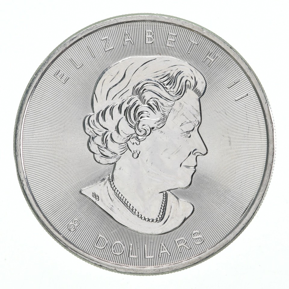 2015 Canada 8 Dollars - 1.5 Oz Silver Maple Leaves Estate Coin ...