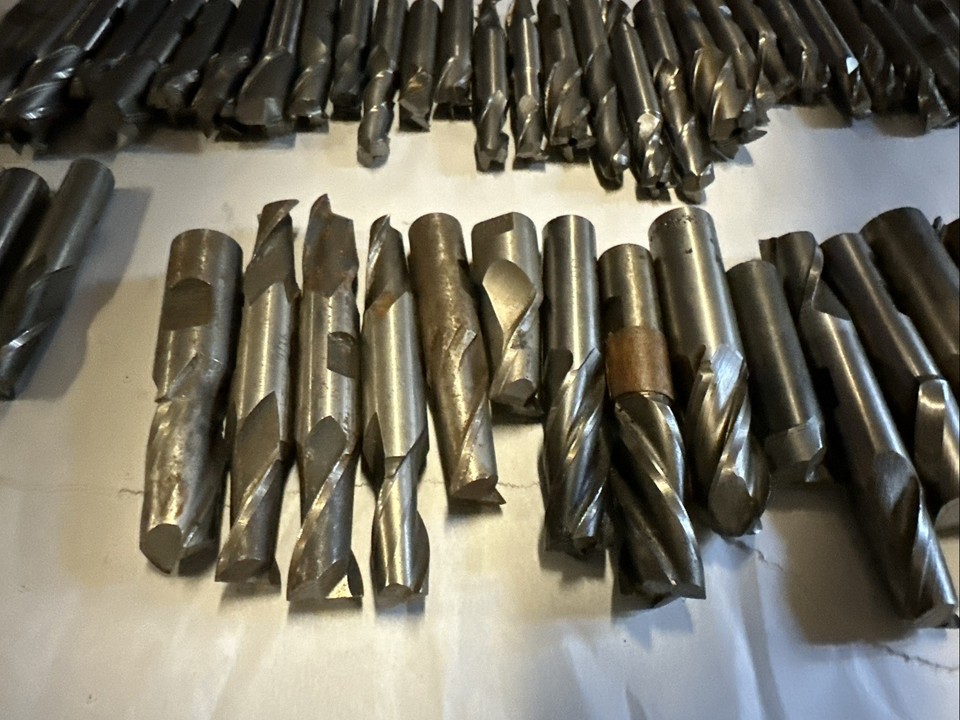 Machinist 3/8” To 3/4” Endmills / Countersinks Range Assortment 17.5 Lbs Lot AAA | eBay