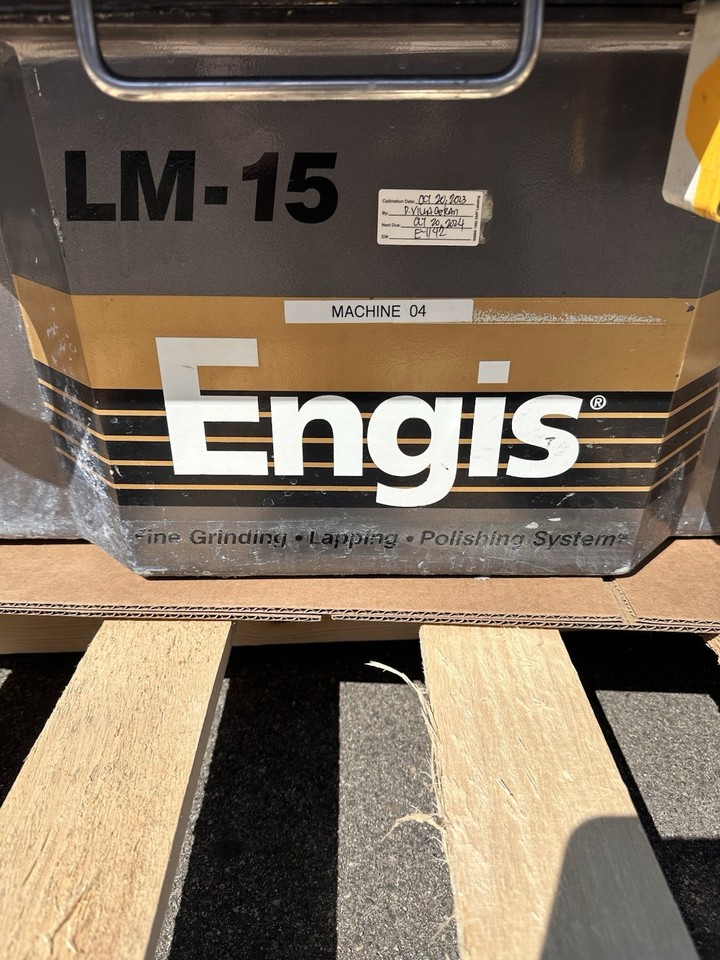 2 Engis LM-15 Hyperz Grinding Lapping Polishing Machines | eBay