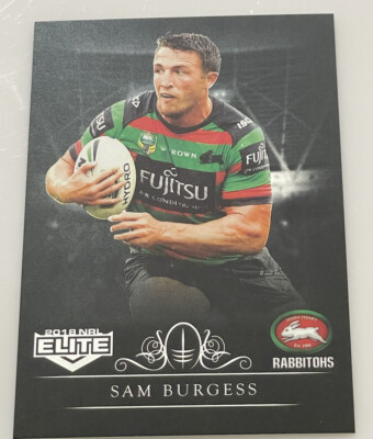 2019 Elite Sam Burgers Silver South’s Sydney Rabbitohs Nrl Trading Card ...