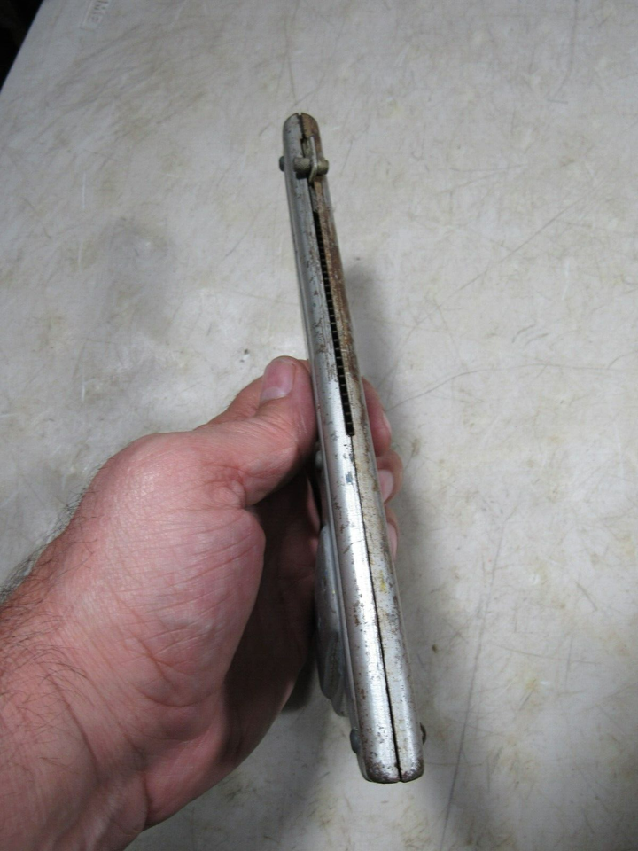 Vintage Early Version Pressed Steel Jakel Aeromatic Glider Gun Toy ...