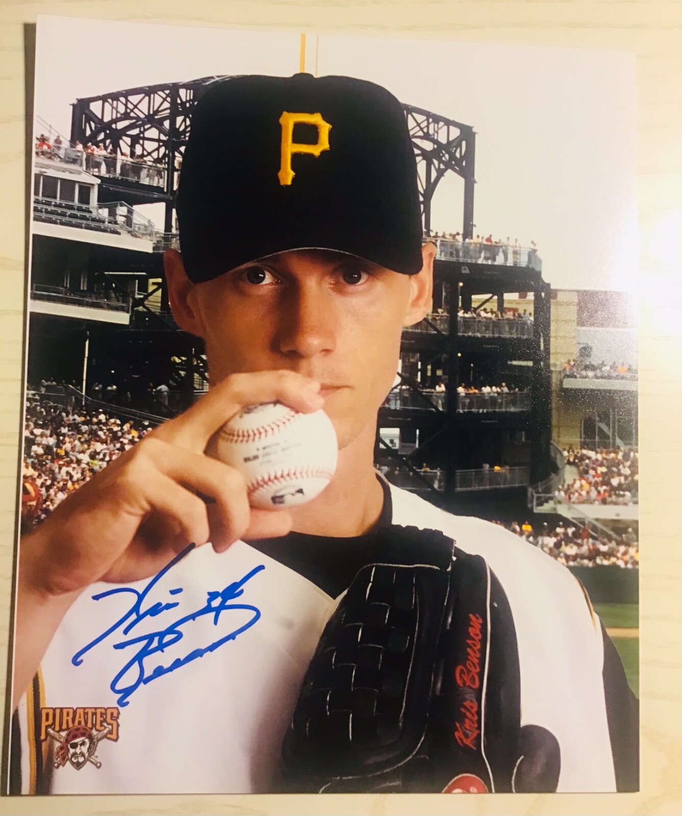 Pittsburgh Pirates KRIS BENSON signed autographed Piratefest 8x10 photo ...