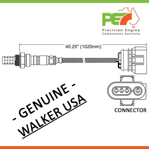 * WALKER USA * Oxygen Sensor O2 For Volkswagen Polo Transporter Vento ...