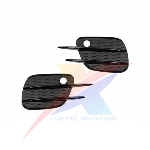 2PCS Glossy Black Front Bumper Grille Covers Refit For Mercedes X247 ...