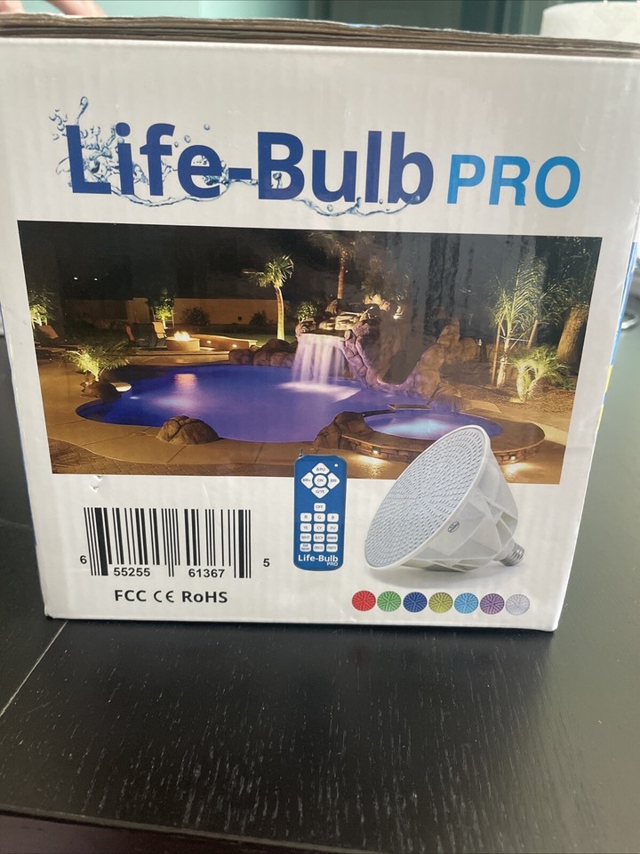 Life-Bulb Pro LED Color Chang Pool Light Bulb with XR Signal &Remote ...