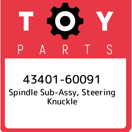 43401-60091 Toyota Spindle sub-assy, steering knuckle 4340160091, New ...