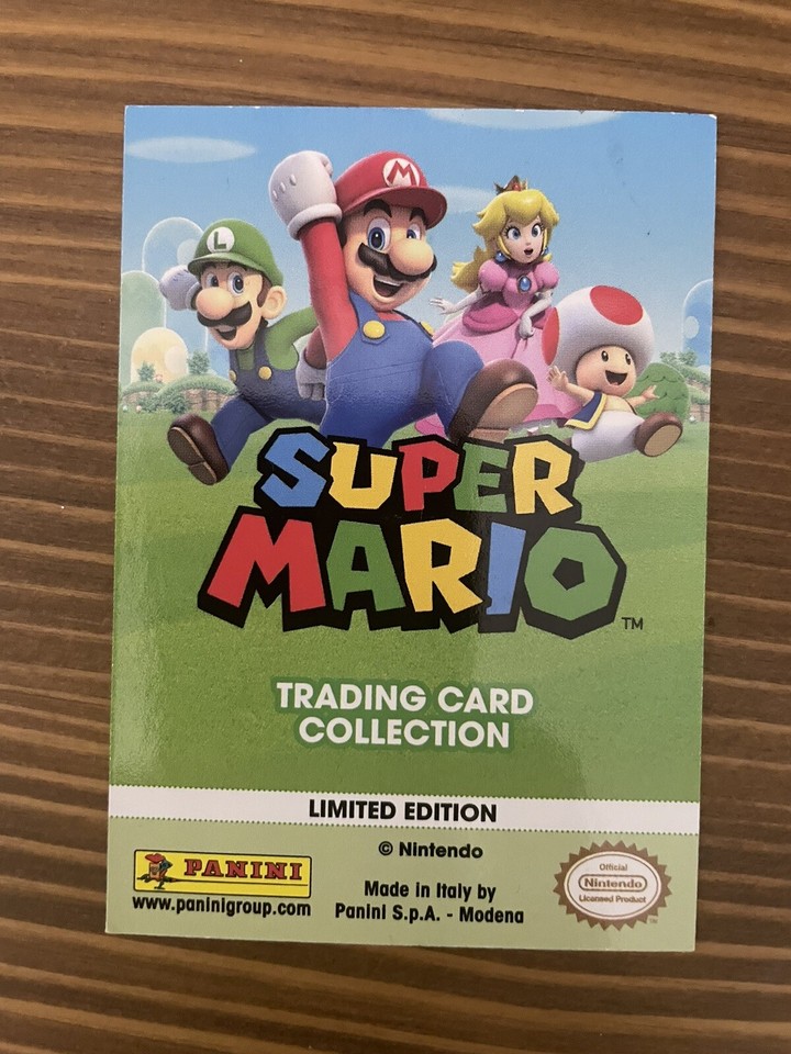 2022 Panini Super Mario Limited Edition Fragmented Reality MARIO PSA 8 ...