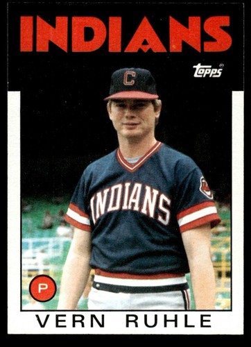 1986 Topps Vern Ruhle #768 Cleveland Indians | eBay