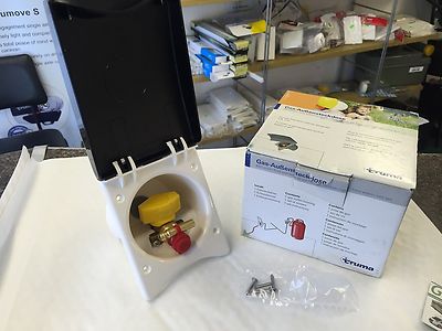 CARAVAN MOTORHOME TRUMA BBQ BARBECUE GAS POINT BOX HOUSING IN BLACK ...