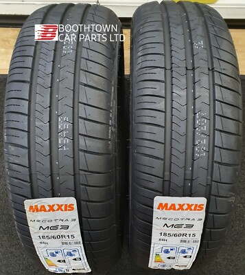 2 x 185/60 R15 Maxxis Mecotra 3 ME3 84H XL185 60 15 (1856015) - TWO ...