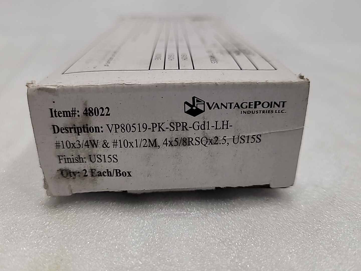 Vantage Point Spring Door Hinges Stainless Steel SH404-01 48022 SATIN ...