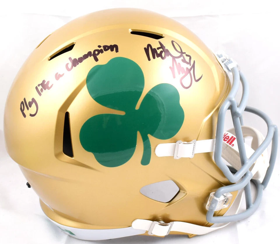 Notre Dame Football Shamrock Logo