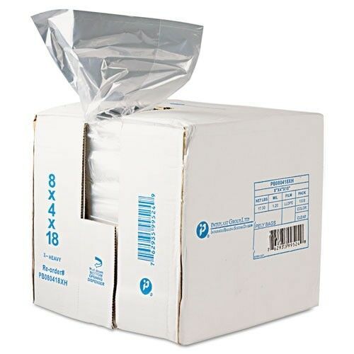 Inteplast Group 8"x18" 8qt Commercial Food Handling Bags (Box of 1000 ...