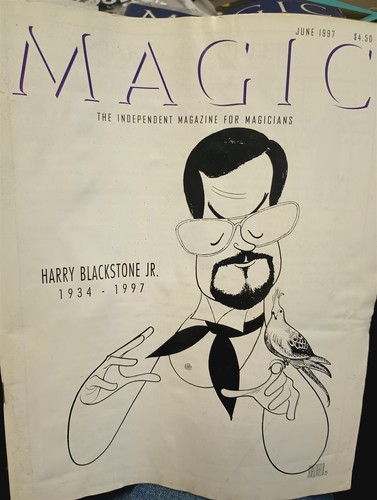 Harry Blackstone Jr. June 1987 Issue | eBay
