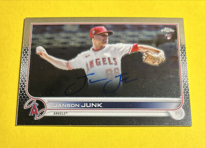 2022 Topps Chrome Janson Junk Rookie Card RC Auto Autograph #RA-JJ ...