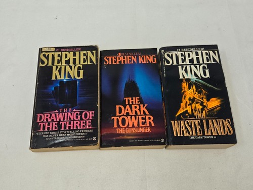 STEPHEN KING THE DARK TOWER TRILOGY PAPERBACK BOOKS SIGNET 1989-93 ...